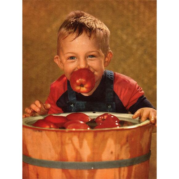 None and/or Unknown | Other | A Boy With Red Apples Autumn Fall 95s Art ...